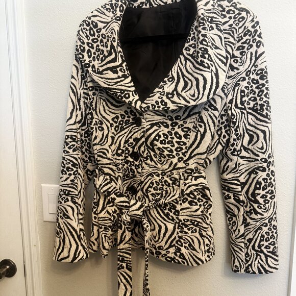 Dress Barn | Jackets & Coats | Dress Barn Xl Black And White Jacket ...